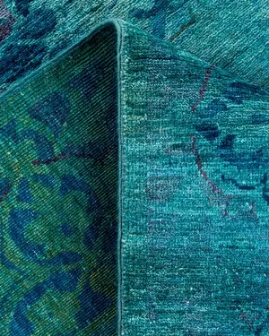 Bloomingdale'S Fine Vibrance M1720 Area Rug, 5'11 X 8'8 - Light/blue