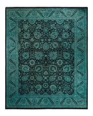 Bloomingdale'S Fine Vibrance M1476 Area Rug, 8'4 X 10'3 - Black