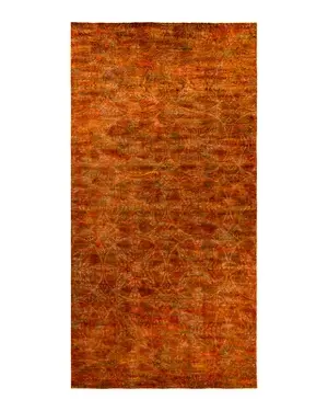 Bloomingdale'S Fine Vibrance M1828 Area Rug, 6'1 X 12'3 - Orange
