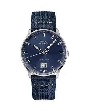 MIDO Commander Ii Big Date Watch, 42mm - Blue