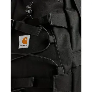 Carhartt Work In Progress Kickflip Brand-appliqué Woven Backpack - Black