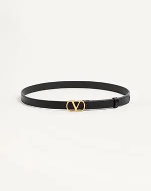 Valentino Garavani Vlogo Signature Belt - Black