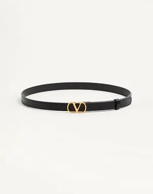 Valentino Garavani Valentino Garavani VLogo Signature Belt Black