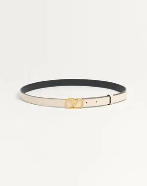 Valentino Garavani Vlogo Signature Belt - Butter