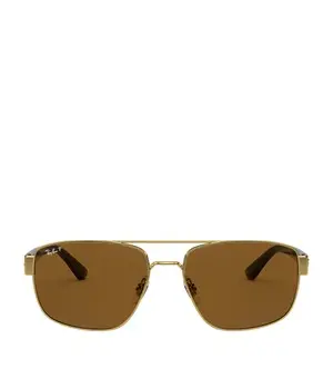 Ray-ban Ray-Ban Rectangular Sunglasses Gold