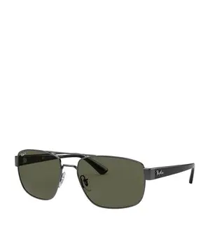 Ray-ban Rectangular Sunglasses - Silver