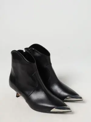ANNA F. Leather Ankle Boots