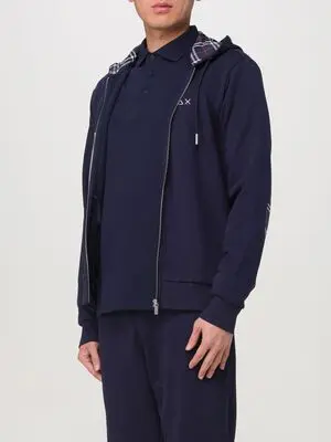 SUN 68 Full Zip Sweatshirt - Blue