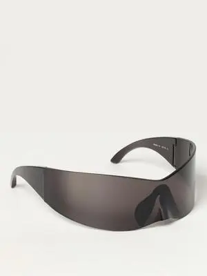 Balenciaga Panther Asymmetrical Mask Sunglasses - Black