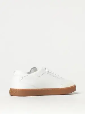 Palm Angels Leather Sneakers With Black Palm Motif