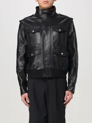 Balmain Leather Bomber Jacket