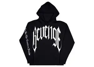 REVENGE Trippie Smoking Hoodie - Black