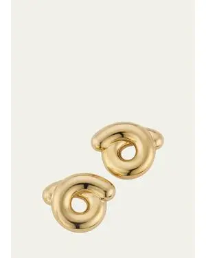 Bea Bongiasca 9k Yellow Gold Tarallo Earrings - Multicolor