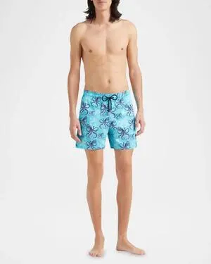 Vilebrequin Vilebrequin Moorise Swim Shorts Blue Geo