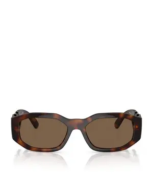 Versace Versace Octagon Sunglasses Brown