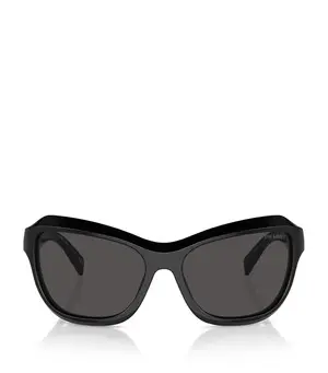 Prada A27s Metal Sunglasses - Black