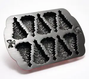 GOOD HOUSEKEEPING Christmas Tree 10-compartment Cakelet Pan