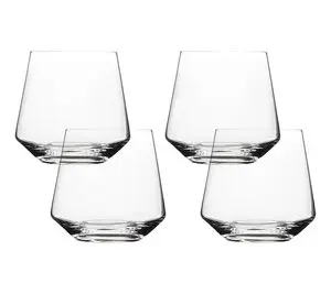 OVERANDBACK Over&back Clear Stemless Mouth-blown Glassware Set Of 4 - One-color