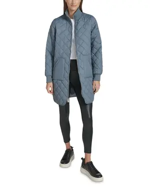 Marc New York Woven Quilted Jacket - Storm