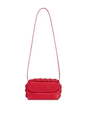 Shanghai Tang Rose Knot Clutch Bag - Red