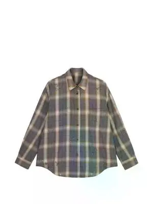 JNBY Beaded Flannel Shirt - Grey