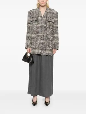 JNBY Wool-cashmere Blend Drawstring Skirt