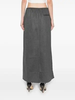 JNBY Wool-cashmere Blend Drawstring Skirt