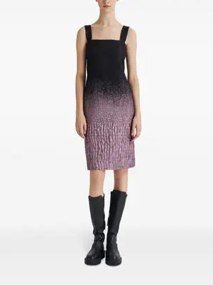 Ports 1961 Gradient-effect Bodycon Midi Dress