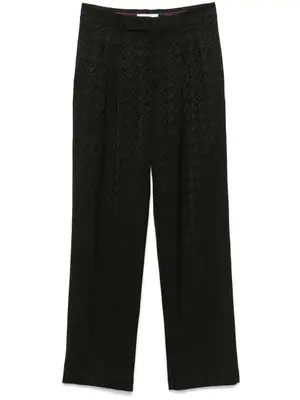 MARINE SERRE Moon Diamond-jacquard Trousers