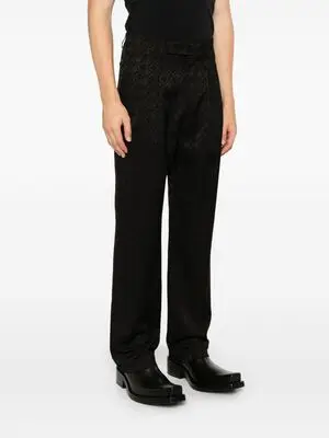 MARINE SERRE Moon Diamond-jacquard Trousers