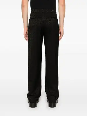 MARINE SERRE Moon Diamond-jacquard Trousers