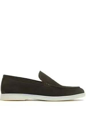 FORSA Suede Loafers - Green