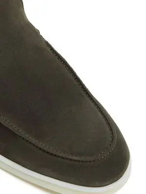 FORSA Suede Loafers - Green