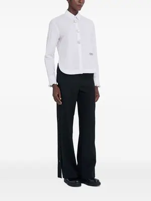 Ports 1961 Pompom Button-down Shirt - White