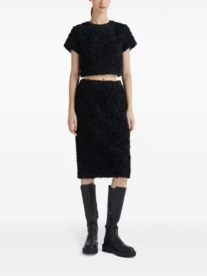 Ports 1961 Bouclé Midi Skirt