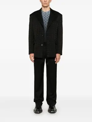 MARINE SERRE Moon Diamond-jacquard Blazer