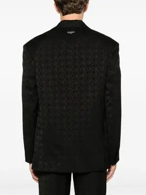 MARINE SERRE Moon Diamond-jacquard Blazer