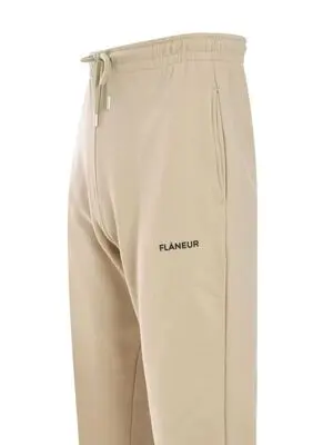 FLANEUR Essential Logo-print Track Pants