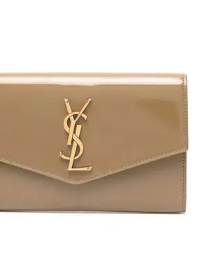 Saint Laurent Uptown Clutch - Brown