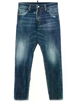 Dsquared2 Whiskering-effect Jeans - Blue