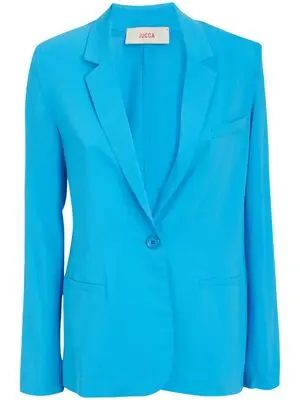 JUCCA Single-button Blazer - Blue