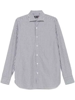 LUIGI BORRELLI Pinstriped Shirt