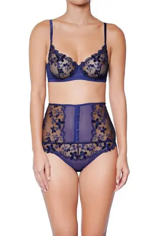 HUIT Papillion Embroiered Unlined Underwire Bra