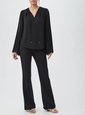 Trina Turk Pleated Blouse