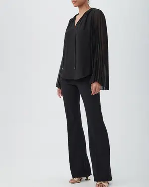 Trina Turk Pleated Blouse