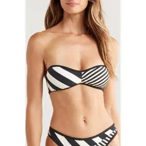 Solid & Striped Solid & Striped The Tati Bandeau Bikini Top Noir