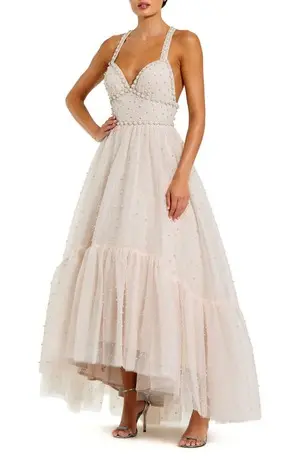 Women's Pearl Beaded Gowns