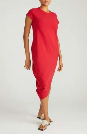 Universal Standard Geneva Dress - Ruby Red