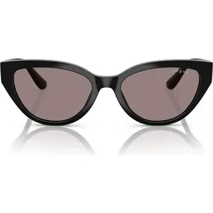 VOGUE 50mm Cat Eye Sunglasses - Black