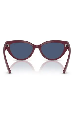 VOGUE 50mm Cat Eye Sunglasses - Burgundy